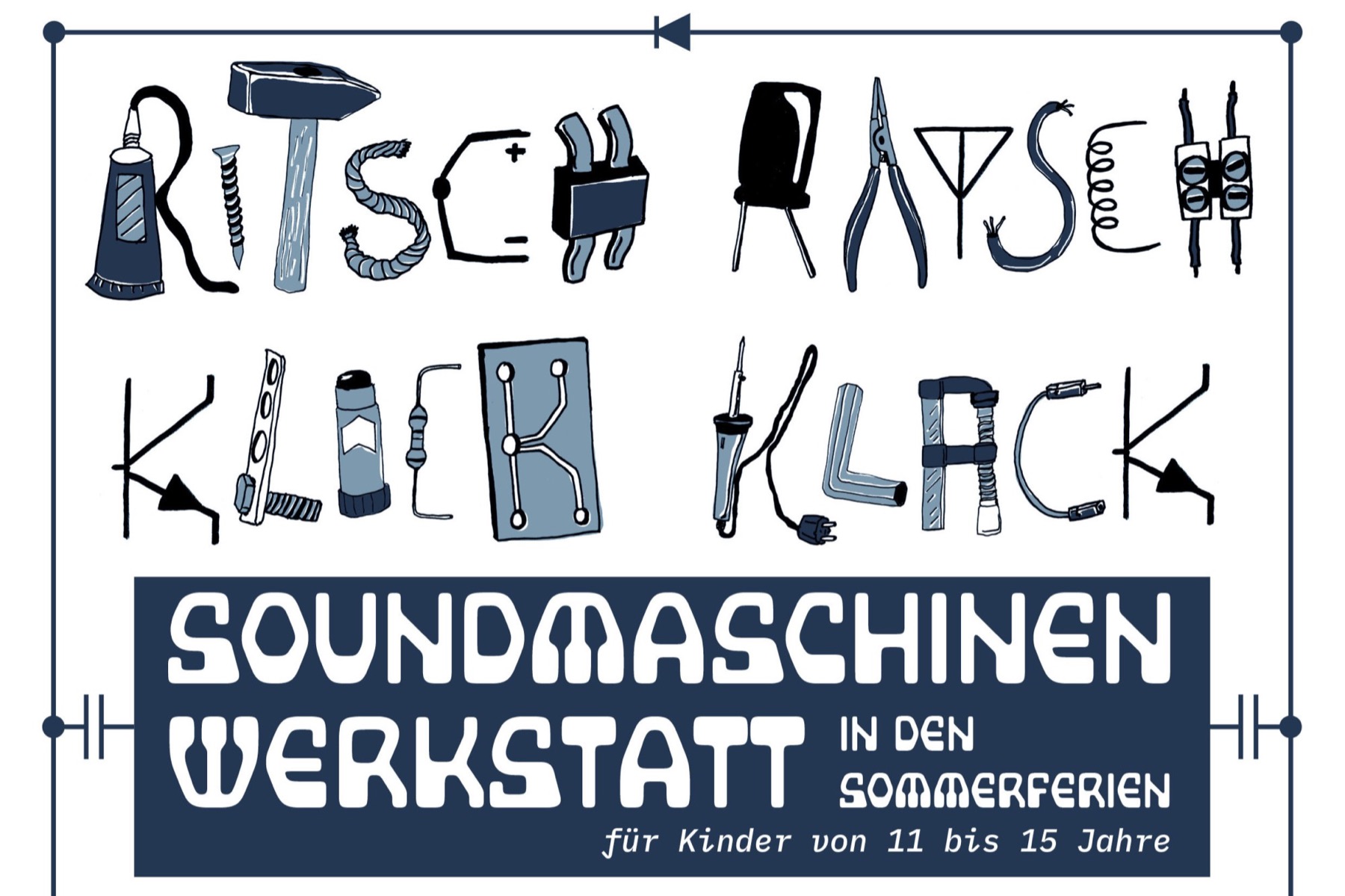 FERIENANGEBOT: Ritsch Ratsch Klick Klack Soundmaschinen Werkstatt in ...